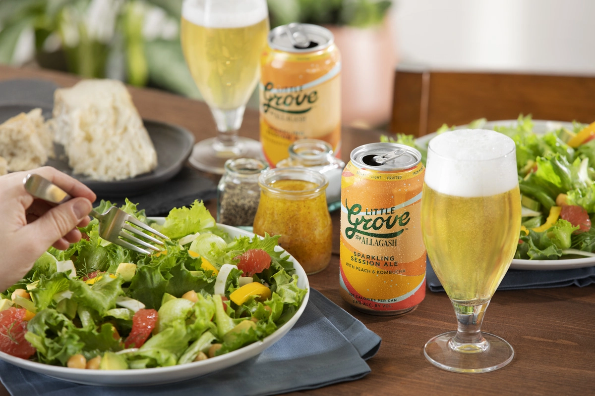 Fennel And Chickpea Salad With Tangy Peach Vinaigrette - Little Leaf Farms